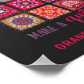 Patchwork Quilt Personalized Poster | Zazzle