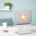 Patchwork Sun Sticker | Zazzle