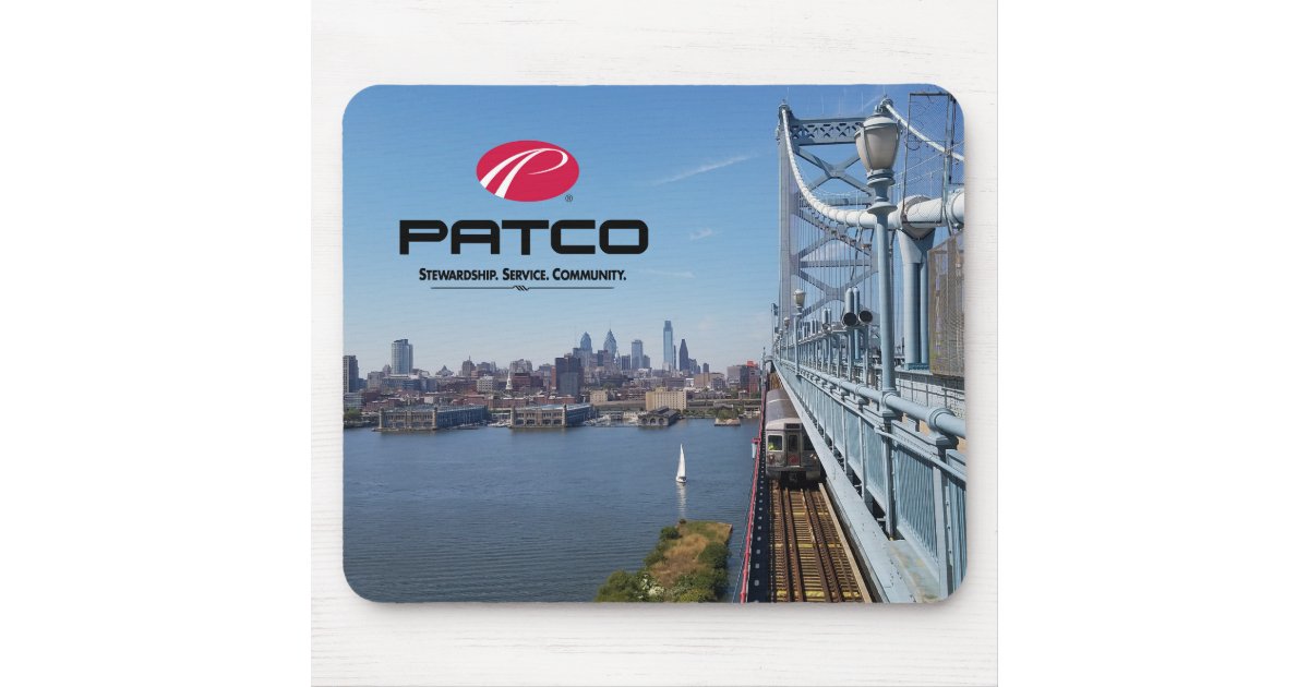 PATCO Philadelphia Skyline Mousepad | Zazzle