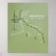 PATCO Route Map Replica Poster | Zazzle