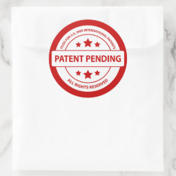 Patent Pending Sticker | Zazzle