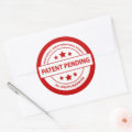 Patent Pending Sticker | Zazzle