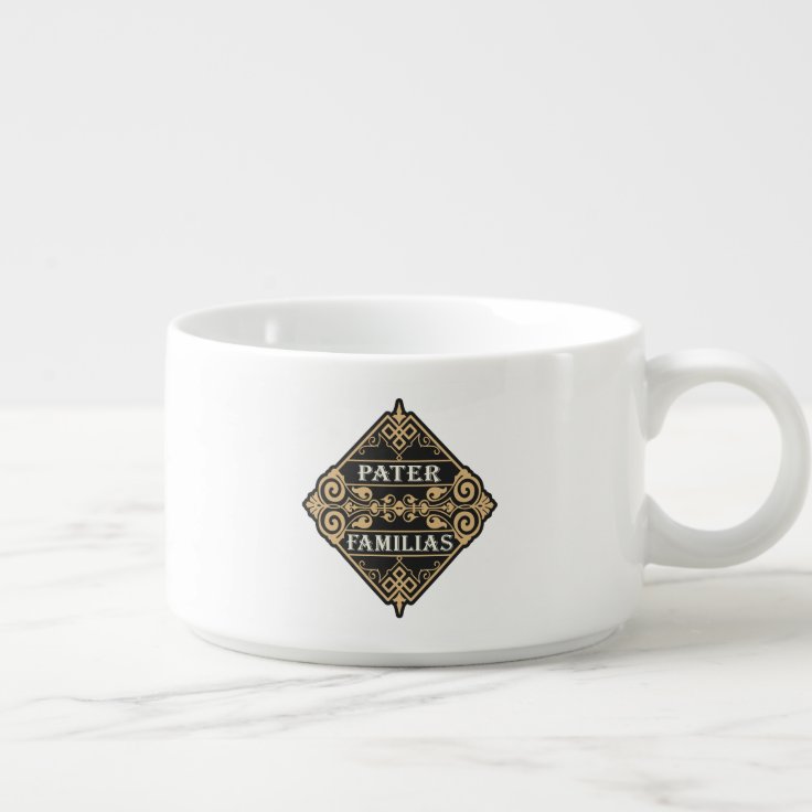Pater Familias (Father of the Family) Fathers Day Bowl | Zazzle