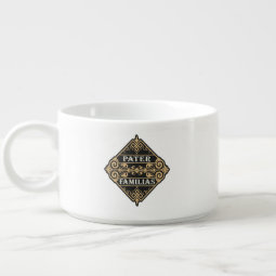 Pater Familias (Father of the Family) Fathers Day Bowl | Zazzle