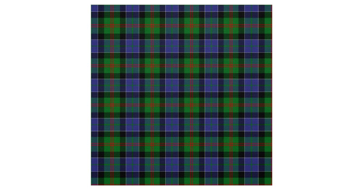 Paterson Tartan Fabric | Zazzle
