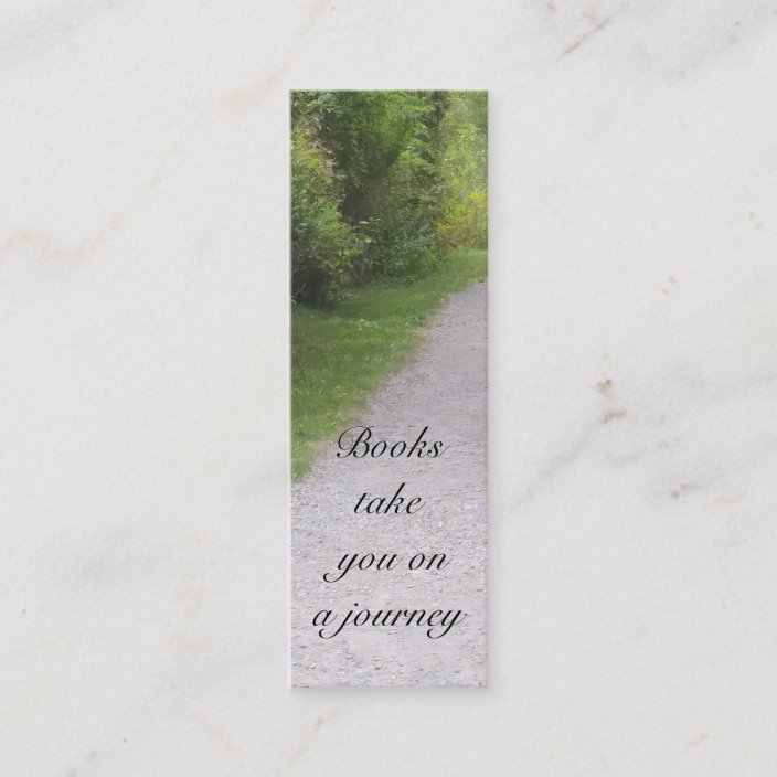 "Path" Bookmarks Mini Business Card | Zazzle.com