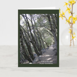 Path Note Card | Zazzle