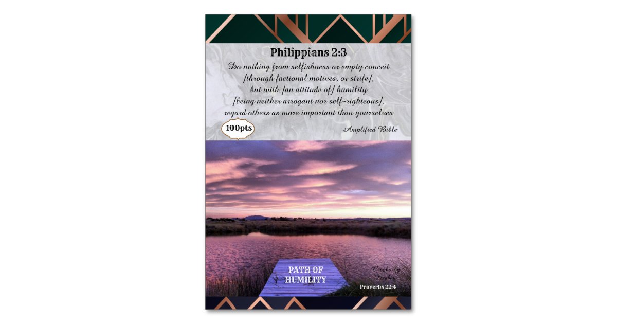 Path of Humility Game Card | Zazzle