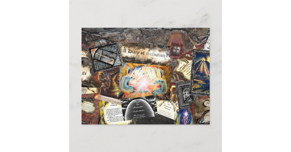 Path of Life Collage Postcard | Zazzle
