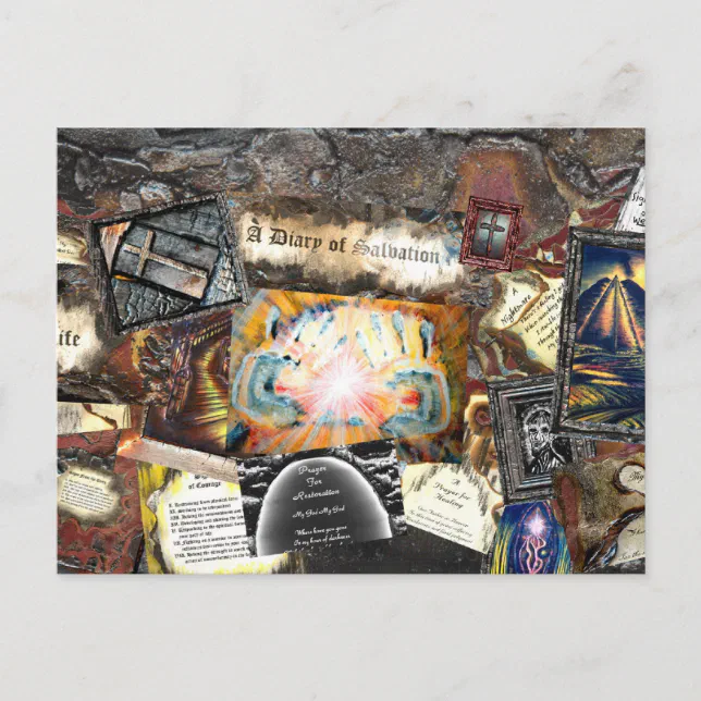 Path of Life Collage Postcard | Zazzle