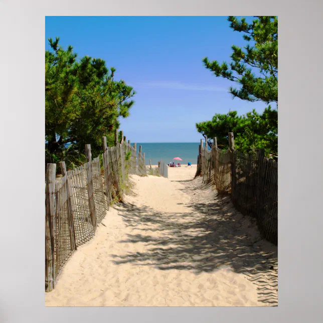 Path to Beach Poster | Zazzle