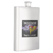 Pathfinder Badge-“First In Last Out” Flask | Zazzle
