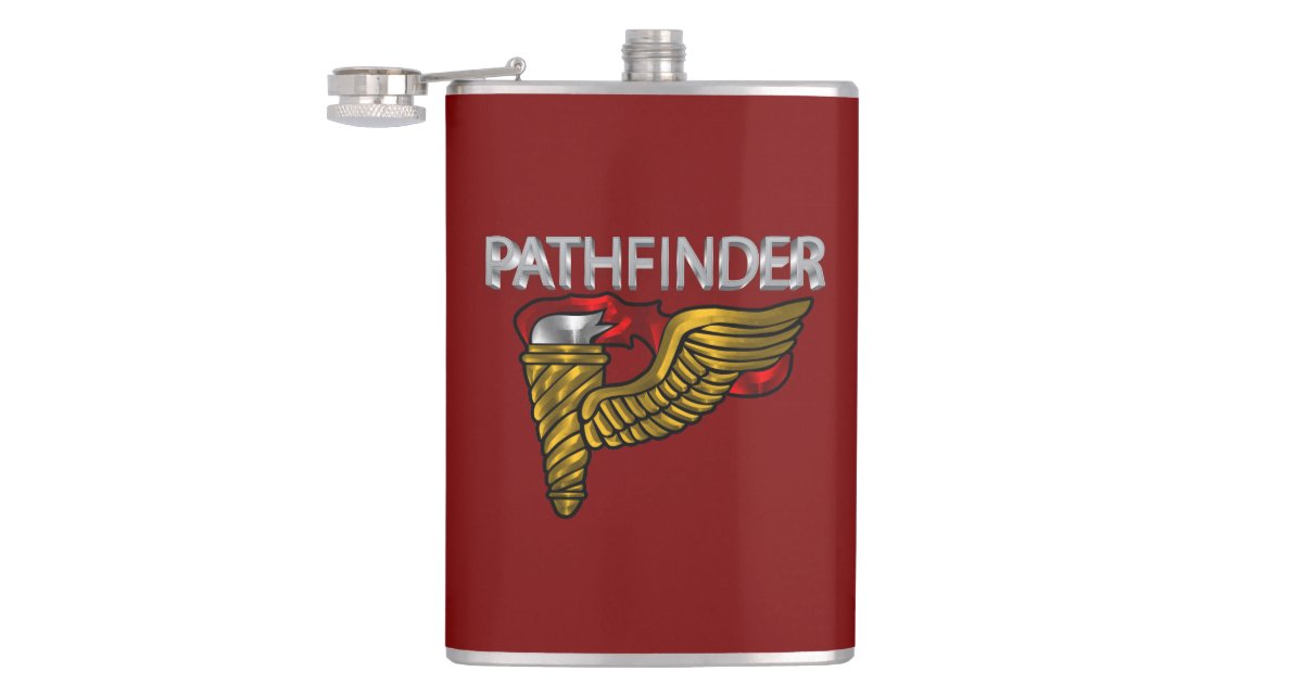 Pathfinder Badge- “Pathfinder” Red Flask | Zazzle