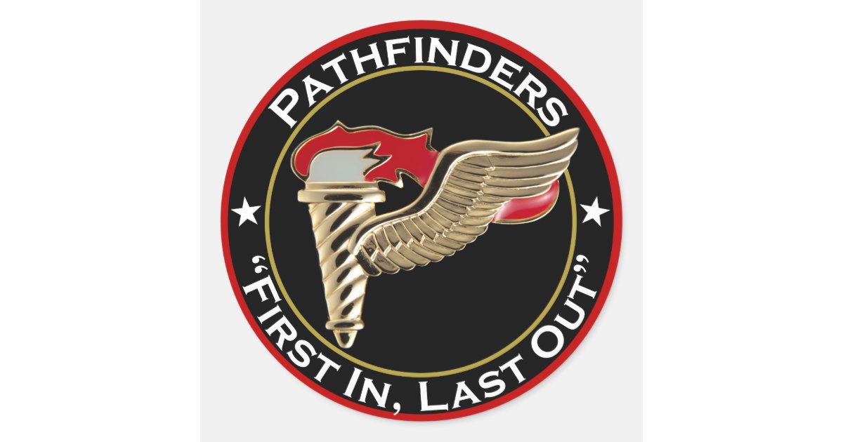 Pathfinder Motto Classic Round Sticker | Zazzle