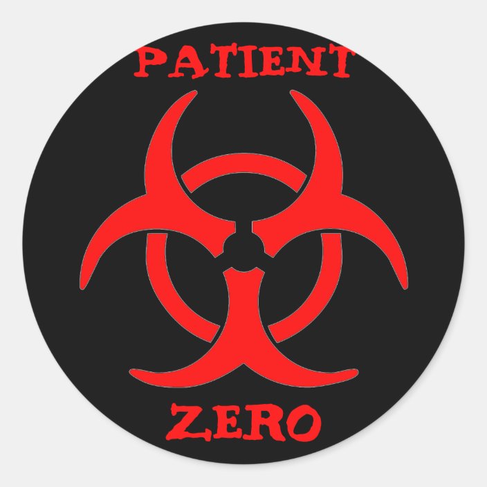 Patient Zero Biohazard Sticker | Zazzle.com