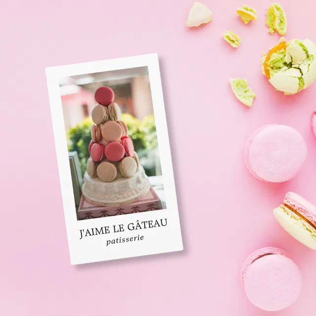 Patisserie / Bakery Business Card | Zazzle