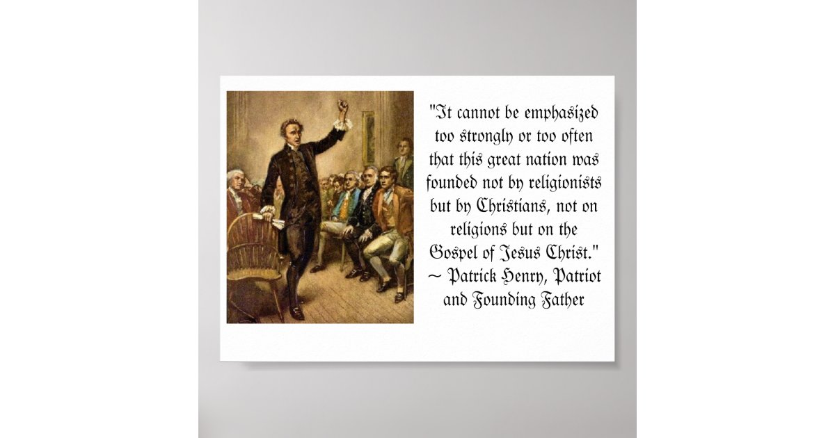 Patrick Henry poster | Zazzle