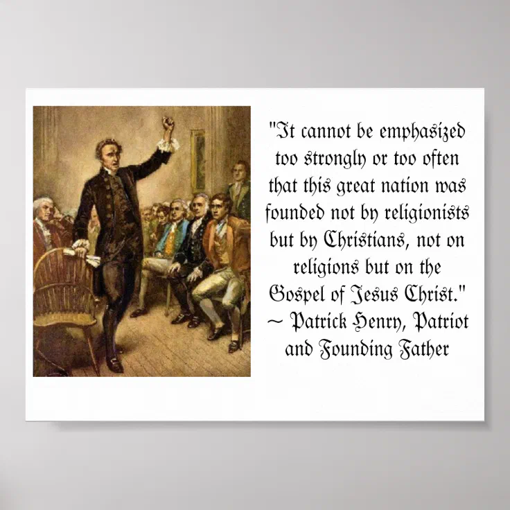 Patrick Henry poster | Zazzle