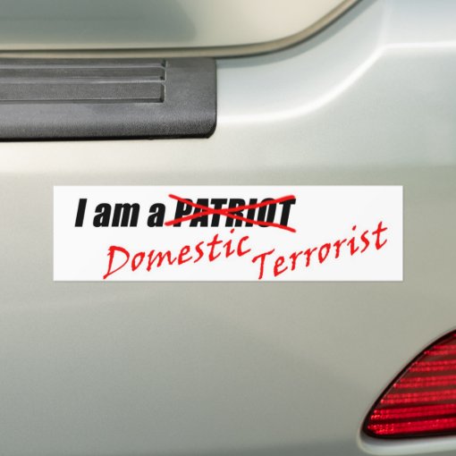 patriot bumper sticker | Zazzle