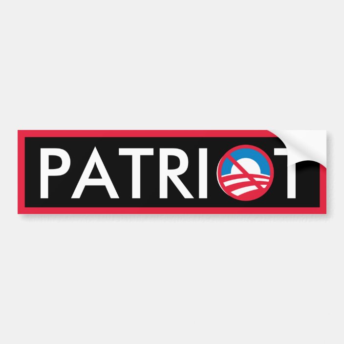 Patriot Bumper Sticker | Zazzle.com