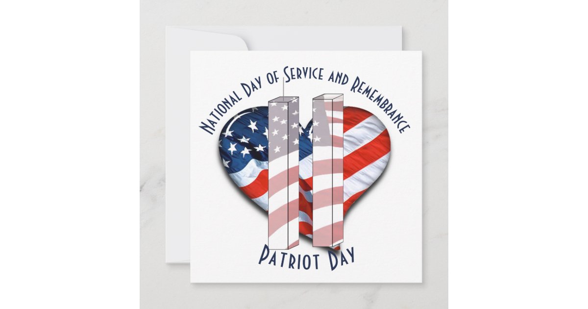 Patriot Day / Day of Remembrance Invitation | Zazzle