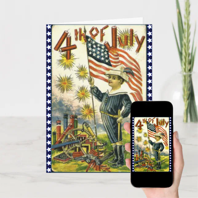 Patriotic 4th of July Card | Zazzle