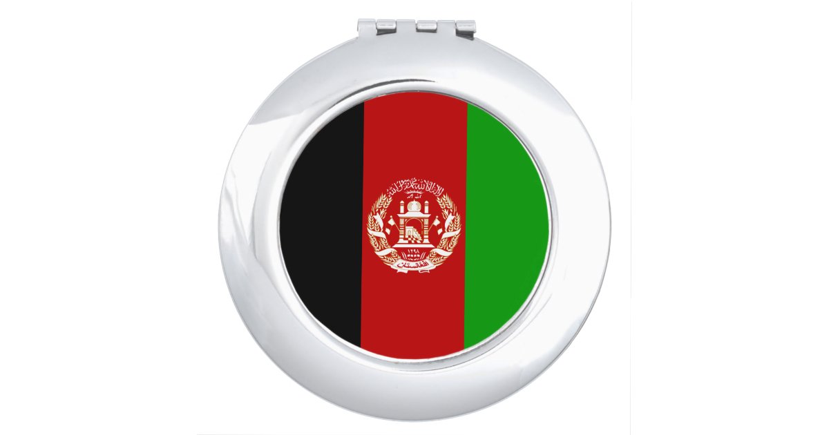 Patriotic Afghanistan Flag Mirror For Makeup | Zazzle