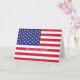 Patriotic American Flag Add Name Card | Zazzle