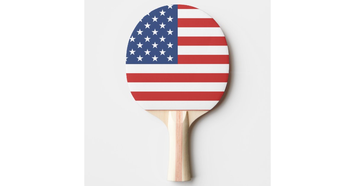 PATRIOTIC AMERICAN FLAG AMERICA PING PONG PADDLES | Zazzle