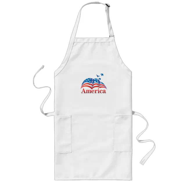 Patriotic American Flag Apron | Zazzle