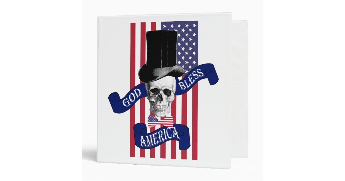 Patriotic American flag Binder | Zazzle