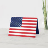 Patriotic American Flag Card | Zazzle