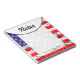 Patriotic American Flag Design Notepad | Zazzle
