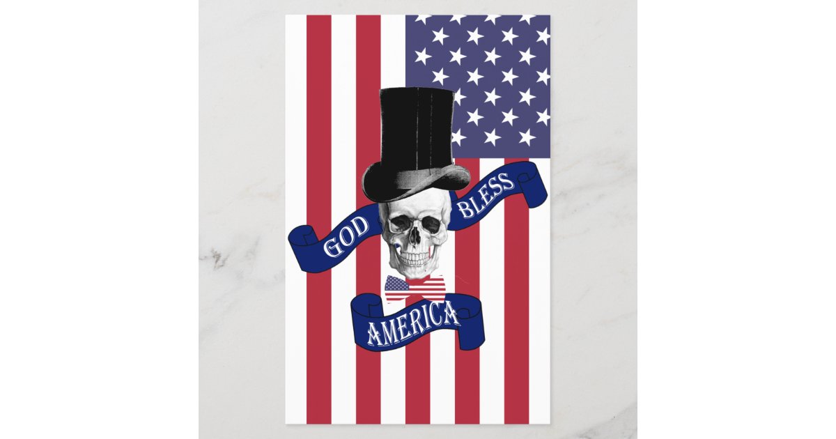 Patriotic American flag Flyer | Zazzle