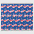 Patriotic American Flag Snowmobile Wrapping Paper | Zazzle