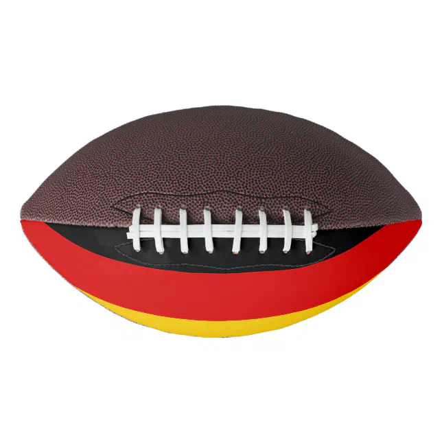 Patriotic american football with flag of Germany | Zazzle