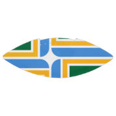 Patriotic american football with flag of Portland | Zazzle