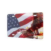 Patriotic Americana Theme License Plate | Zazzle