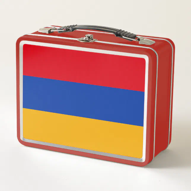 Patriotic Armenian Flag Metal Lunch Box | Zazzle