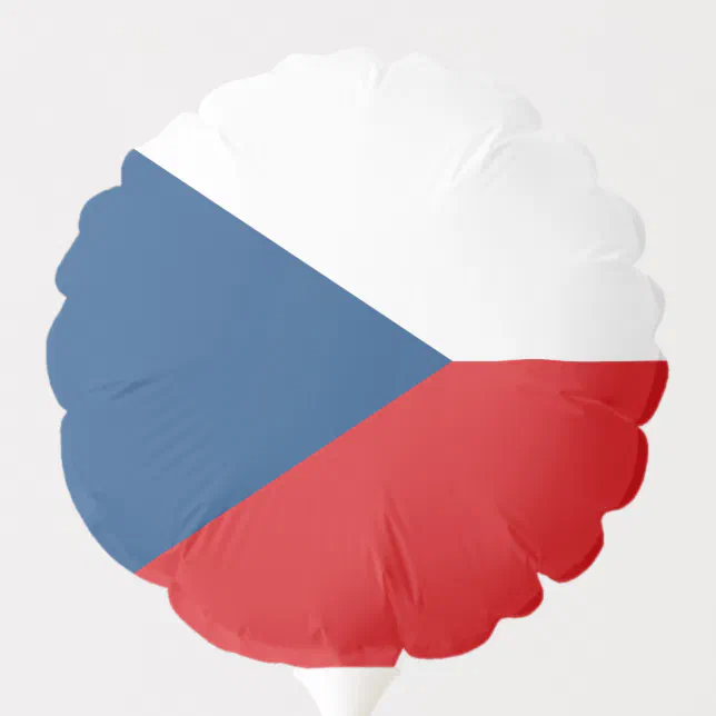Patriotic balloon with flag of Czech Republic | Zazzle