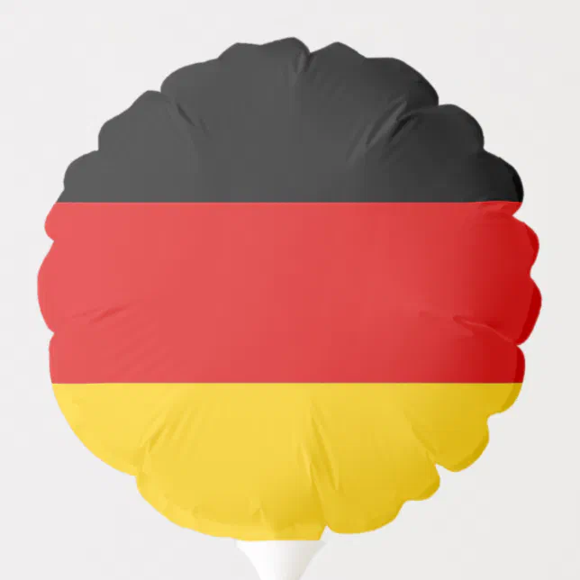 Patriotic balloon with flag of Germany | Zazzle