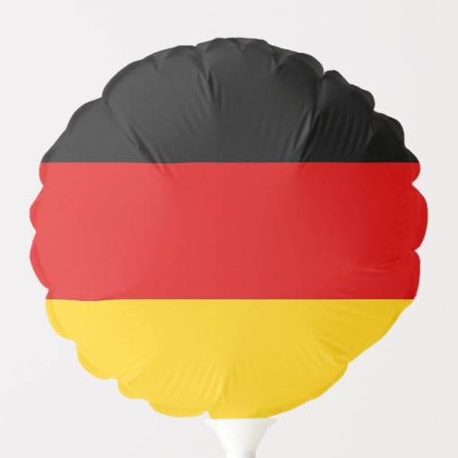 Patriotic balloon with flag of Germany | Zazzle
