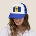 Patriotic Barbados Flag Trucker Hat | Zazzle