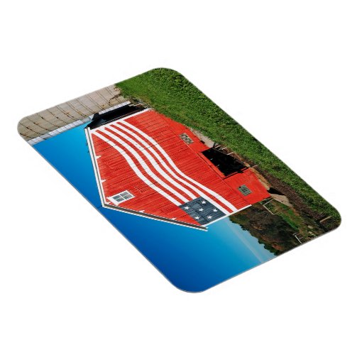 Patriotic Barn Magnet | Zazzle