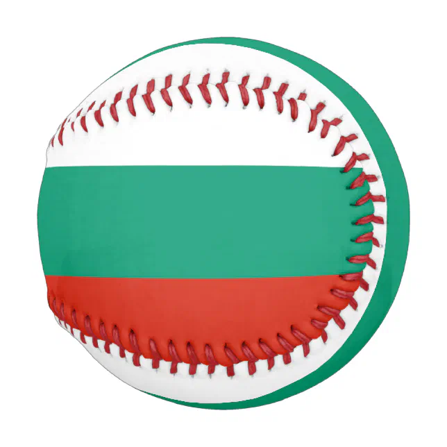 Patriotic baseball with flag of Bulgaria | Zazzle