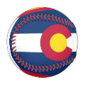 Patriotic baseball with flag of Colorado, USA | Zazzle