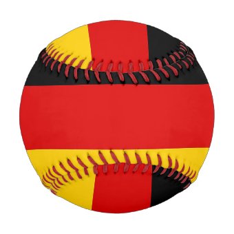 Patriotic baseball with flag of Germany | Zazzle
