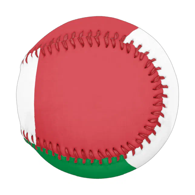 Patriotic baseball with flag of Italy | Zazzle