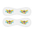 Patriotic baseball with flag of Virgin Islands | Zazzle