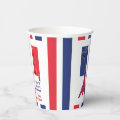 Patriotic BASTILLE DAY French Flag Paper Cups | Zazzle